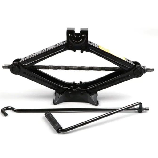 Portable car jack with handle, 2-ton lifting capacity, fast manual 4x4 ...